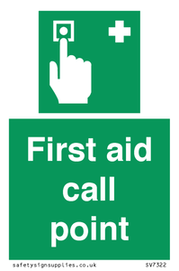 First aid call point from Safety Sign Supplies
