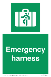 Emergency harness from Safety Sign Supplies
