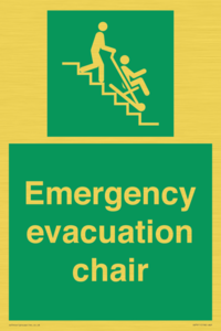 Emergency evacuation chair from Safety Sign Supplies