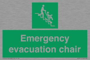 Emergency evacuation chair from Safety Sign Supplies