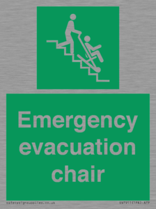 Emergency evacuation chair from Safety Sign Supplies