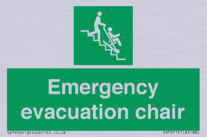 Emergency evacuation chair from Safety Sign Supplies