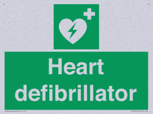 Heart Defibrillator from Safety Sign Supplies
