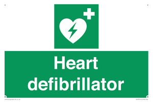 Heart Defibrillator from Safety Sign Supplies