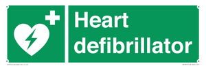 Heart Defibrillator from Safety Sign Supplies