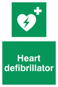 Heart Defibrillator from Safety Sign Supplies