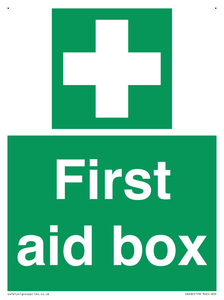 first aid box from Safety Sign Supplies