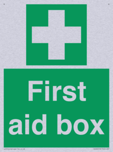 first aid box from Safety Sign Supplies