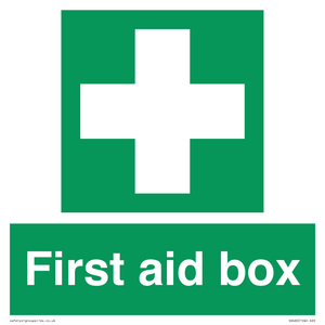 first aid box from Safety Sign Supplies