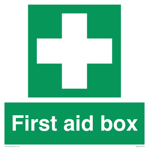 first aid box from Safety Sign Supplies