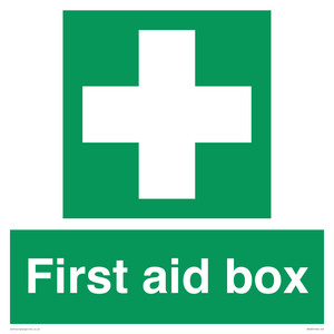 first aid box from Safety Sign Supplies