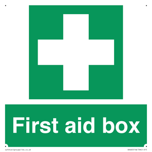 first aid box from Safety Sign Supplies