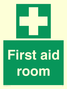 First aid room from Safety Sign Supplies