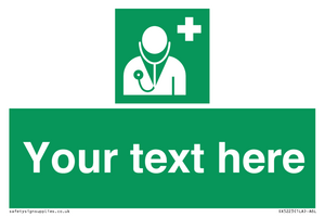 Custom Doctor Sign from Safety Sign Supplies