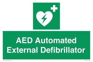 AED Automated External Defibrillator from Safety Sign Supplies