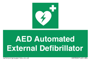 AED Automated External Defibrillator from Safety Sign Supplies