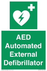AED Automated External Defibrillator from Safety Sign Supplies