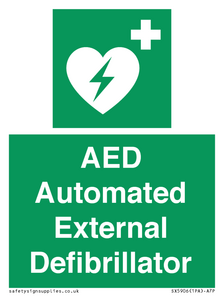 AED Automated External Defibrillator from Safety Sign Supplies