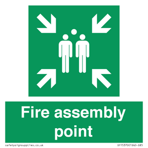 Fire assembly point from Safety Sign Supplies