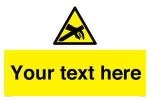 Custom Anti-Static Warning Sign from Safety Sign Supplies