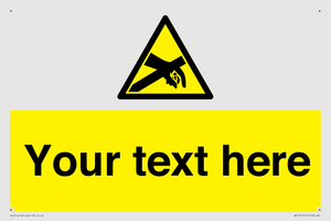 Custom Anti-Static Warning Sign from Safety Sign Supplies