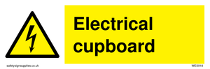 Electrical cupboard sign from Safety Sign Supplies