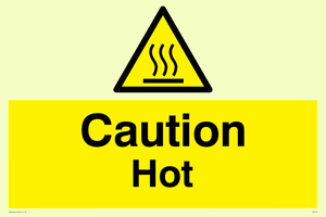 Caution Hot from Safety Sign Supplies