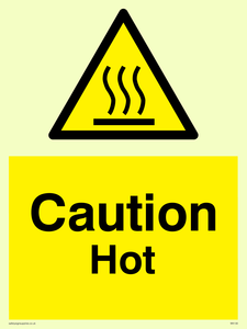 Caution Hot from Safety Sign Supplies