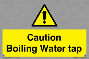 Caution Boiling Water Tap from Safety Sign Supplies