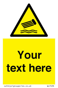 Custom Warning inflatables from Safety Sign Supplies