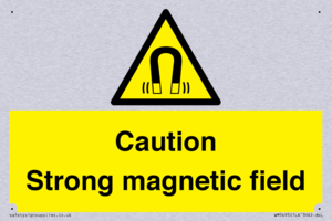 Warning Strong magnetic field from Safety Sign Supplies