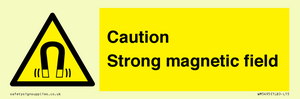 Warning Strong magnetic field from Safety Sign Supplies
