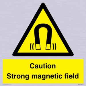 Warning Strong magnetic field from Safety Sign Supplies