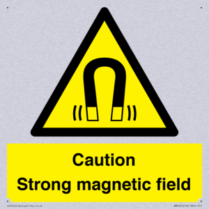 Warning Strong magnetic field from Safety Sign Supplies