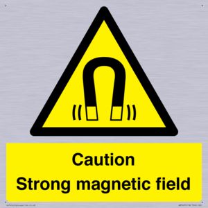 Warning Strong magnetic field from Safety Sign Supplies