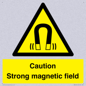 Warning Strong magnetic field from Safety Sign Supplies