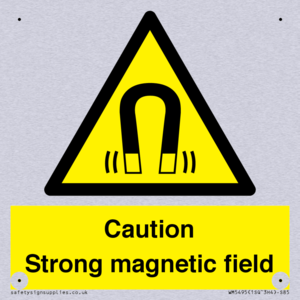 Warning Strong magnetic field from Safety Sign Supplies