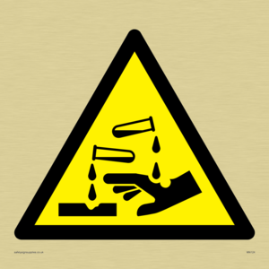 acid warning symbol only from Safety Sign Supplies