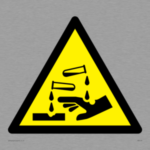 acid warning symbol only from Safety Sign Supplies