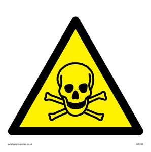 skull warning symbol only from Safety Sign Supplies