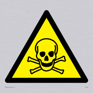 skull warning symbol only from Safety Sign Supplies