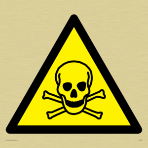 skull warning symbol only from Safety Sign Supplies
