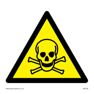 skull warning symbol only from Safety Sign Supplies