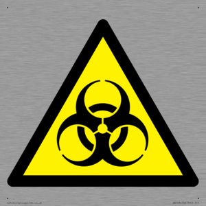 W009 Warning: Biological hazard from Safety Sign Supplies