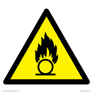 W028 Warning: Oxidizing substance - WN155/