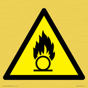 W028 Warning: Oxidizing substance from Safety Sign Supplies