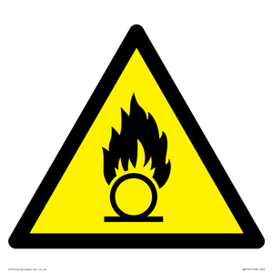 W028 Warning: Oxidizing substance from Safety Sign Supplies