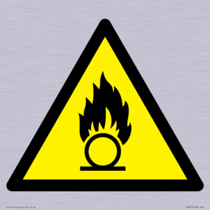 W028 Warning: Oxidizing substance from Safety Sign Supplies