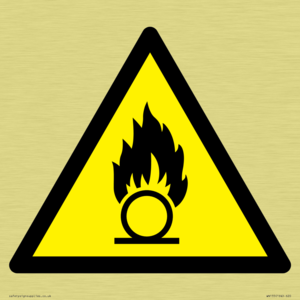 W028 Warning: Oxidizing substance from Safety Sign Supplies