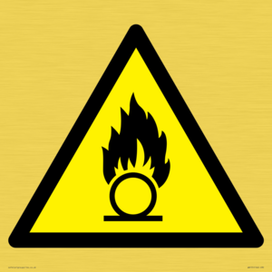 W028 Warning: Oxidizing substance from Safety Sign Supplies